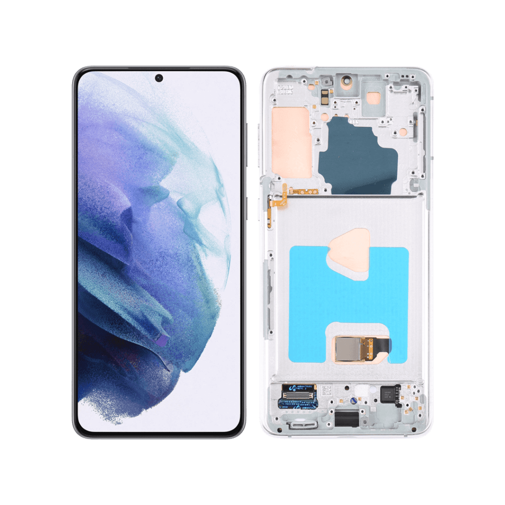 Samsung S21 Plus Silver with frame | GA Tech NZ