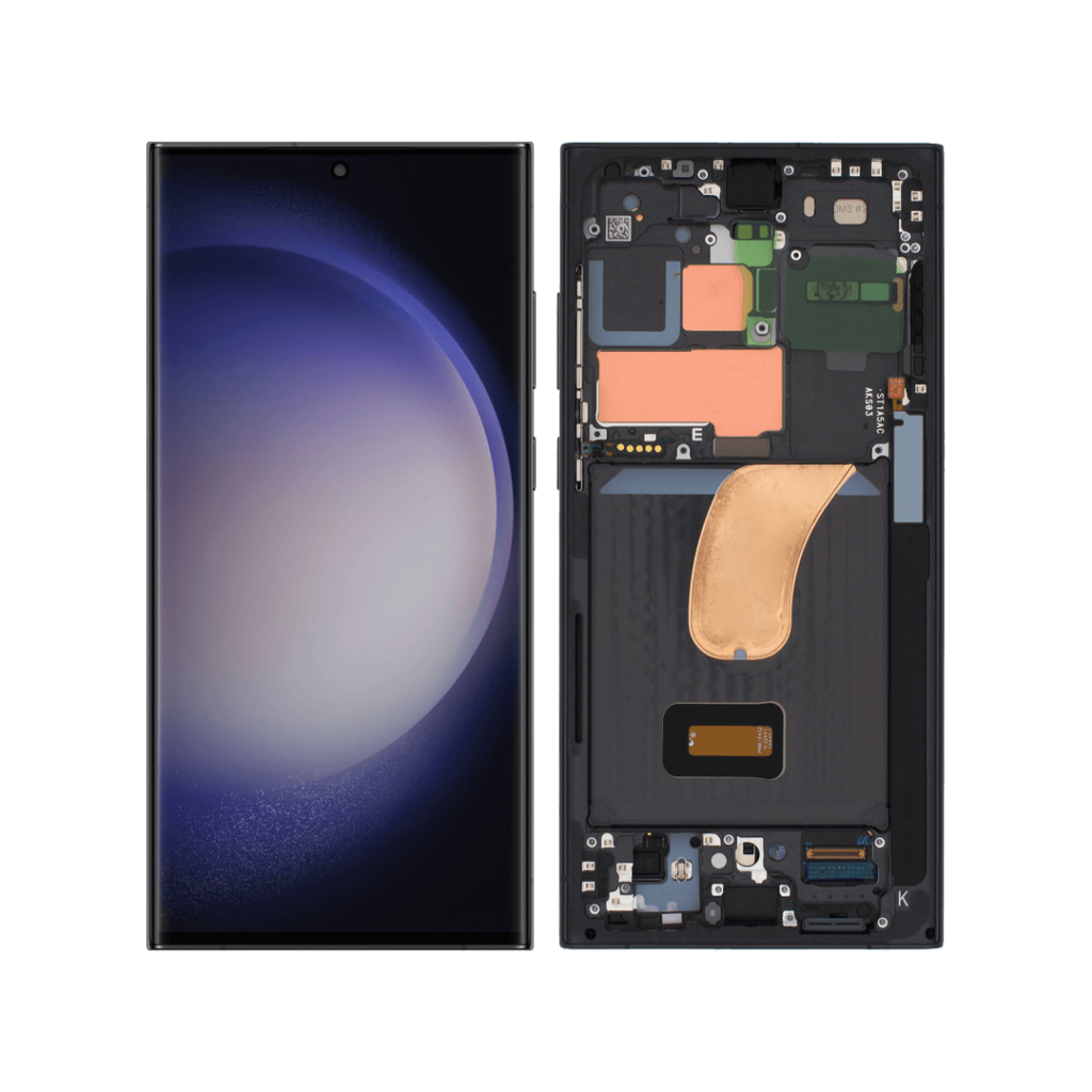 Samsung S23 Ultra screen with frame | GA Tech NZ