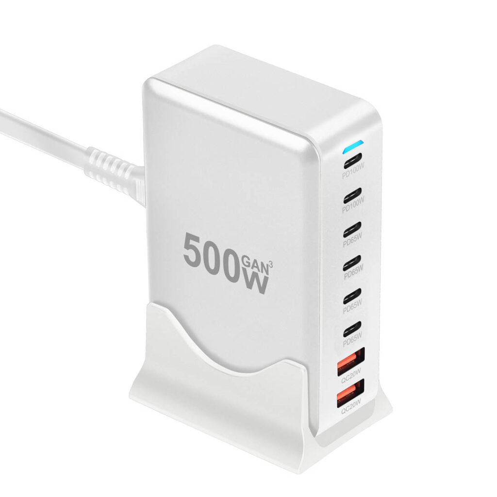 USB-C Multi Port Charging Station White NZ | GA Tech