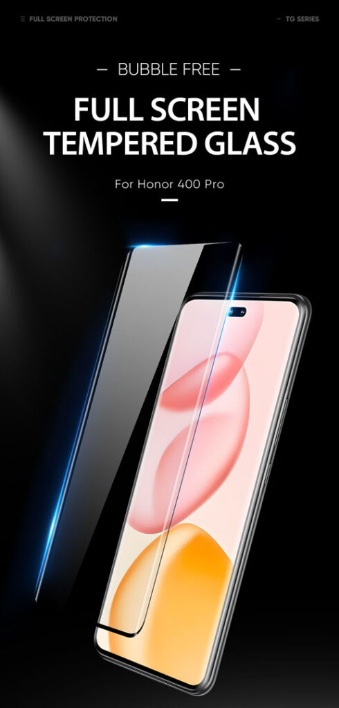 Honor 400 Pro tempered glass screen protector NZ | GA Tech