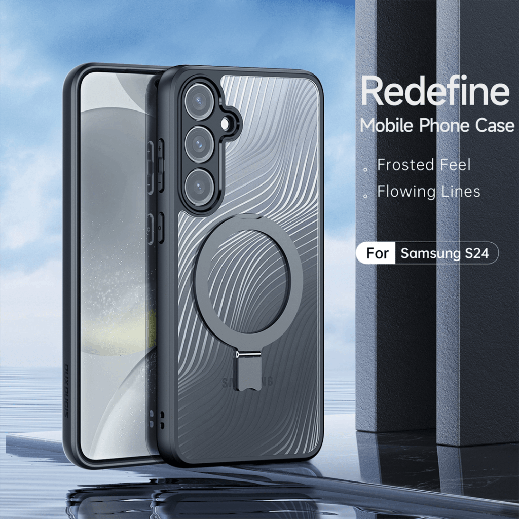 Samsung Galaxy S24 Magnetic Charging Case with Fold Stand | Aimo Mag ...