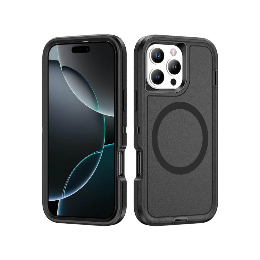 iPhone 16 Pro Max Heavy Duty Case - Black | MagSafe Compatible | Military Drop Protection - GA Tech